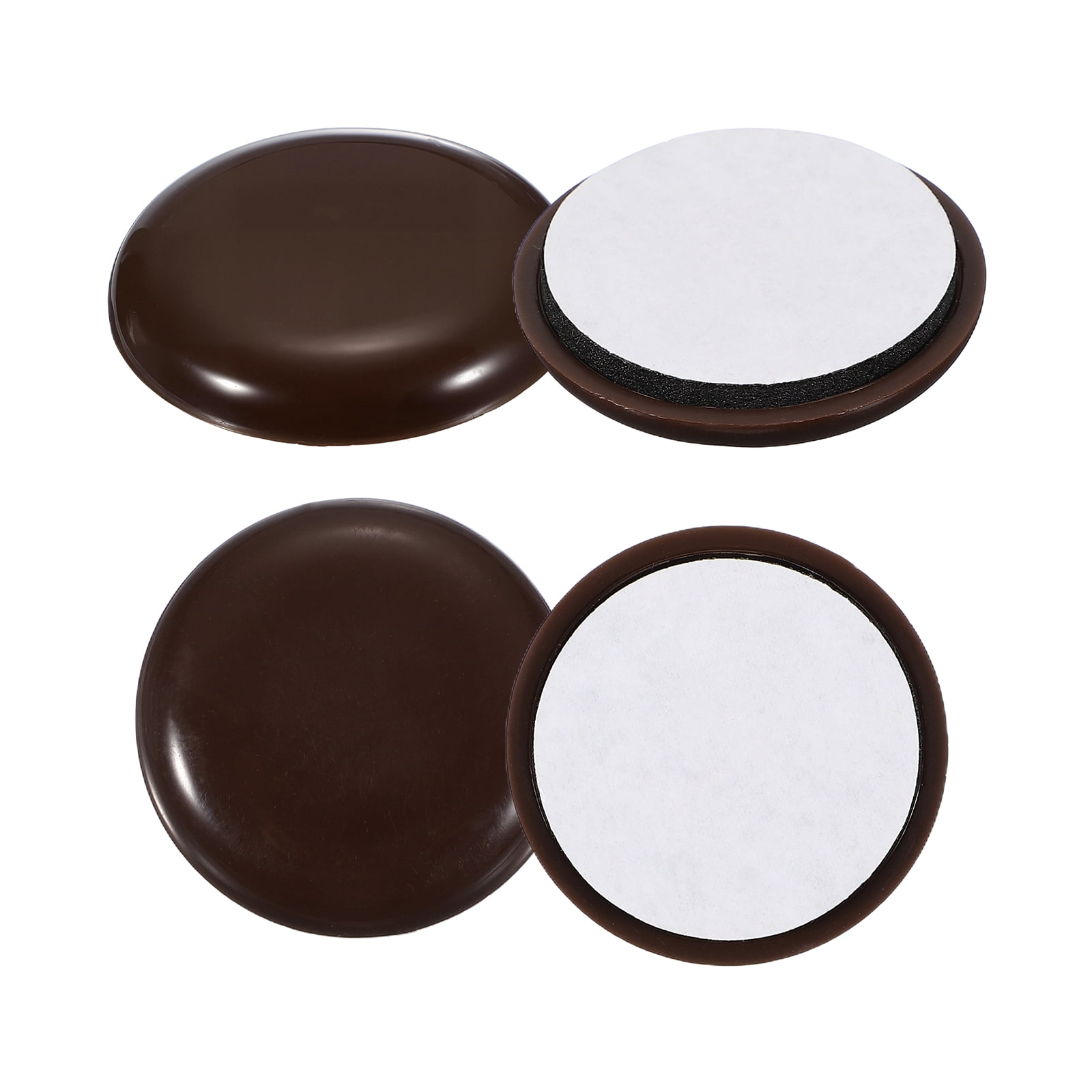 4 Pack Plastic Furniture Sliders 1.38" Self-Adhesive Round Furniture ...