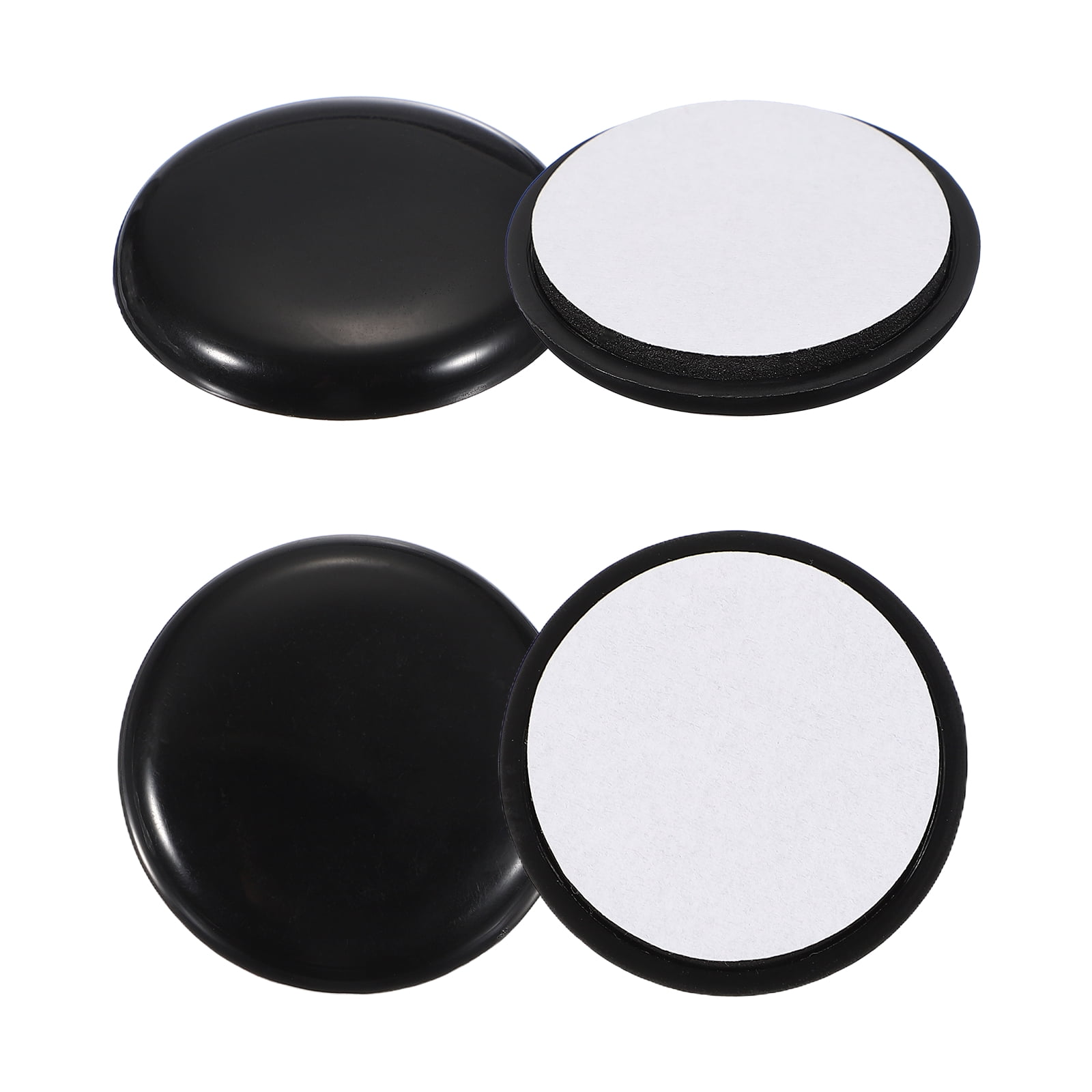 4 Pack Plastic Furniture Sliders 1.5" Self-Adhesive Round Furniture Leg ...