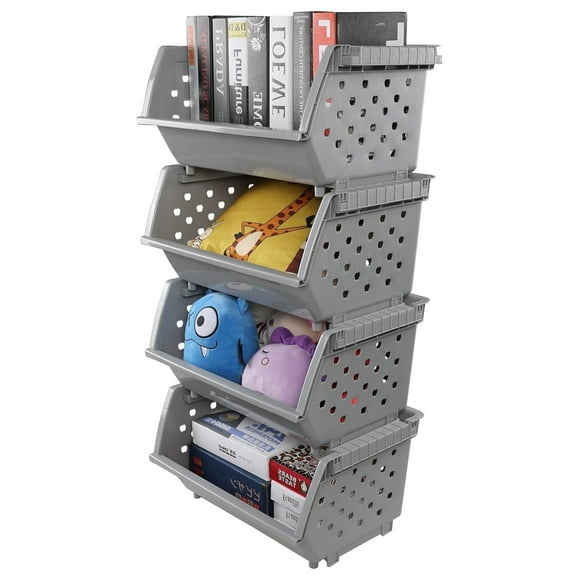 Stacking Bins Open Front