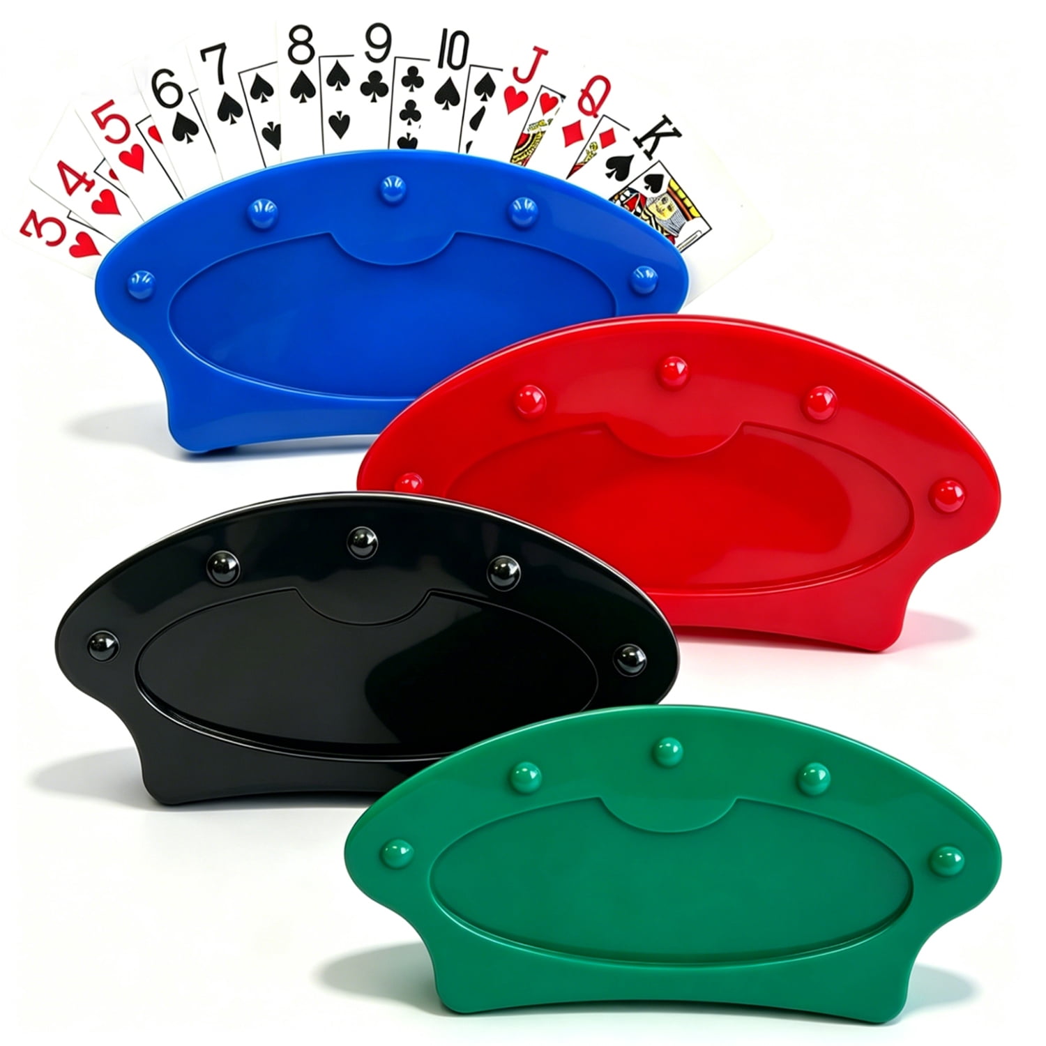 4 Pack Playing Card Holder for Adults & Seniors – Hands-Free Card ...