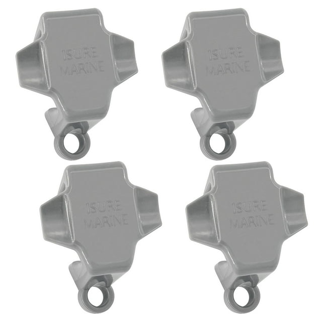4 Pack Pontoon Boat Square Rail Fender Clips Boat Fender Hangers ...
