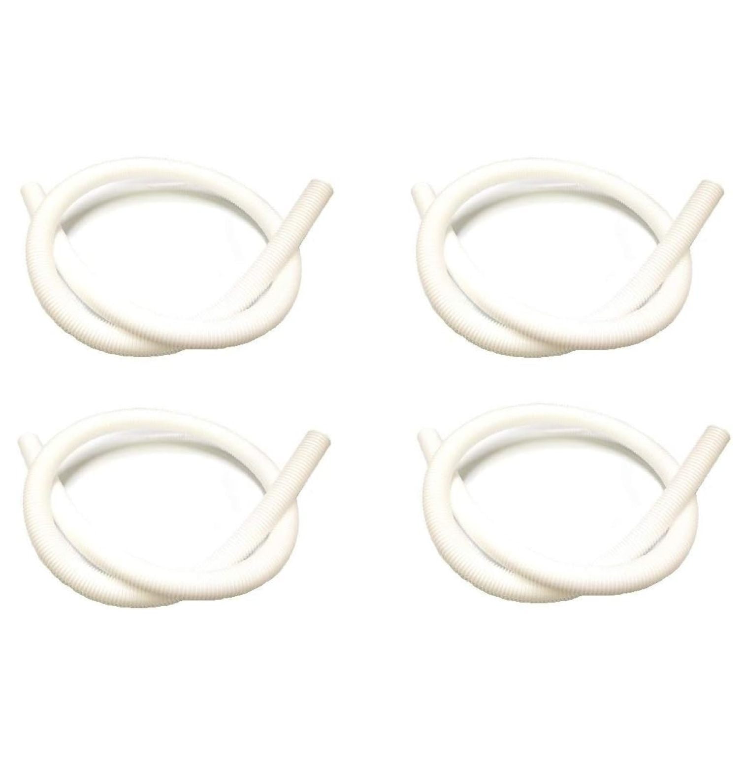 4 Pack Pool Cleaner 6-Ft Cuffless Ribbed Feed Hose Replacement for 360 ...