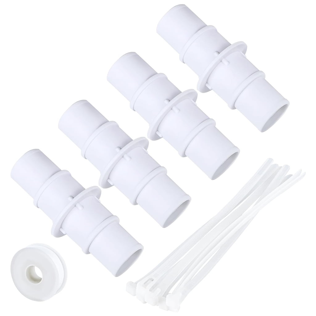 4 Pack Pool Cleaner Fitting Hose Fittings Hose Adapter Hose Conversion ...