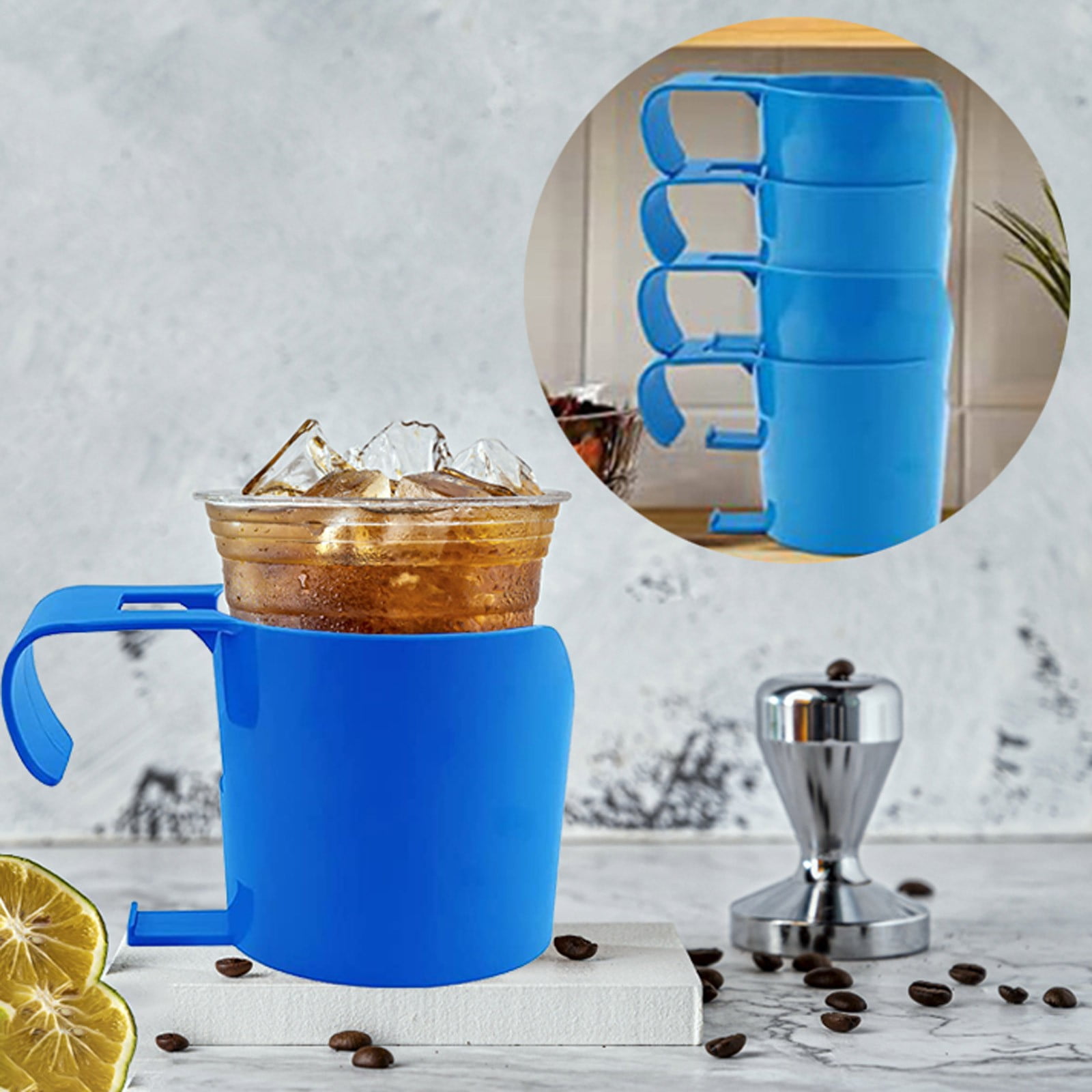 4 Pack Pool Cup Holders, Poolside Cup Holder for Above Ground Pools ...