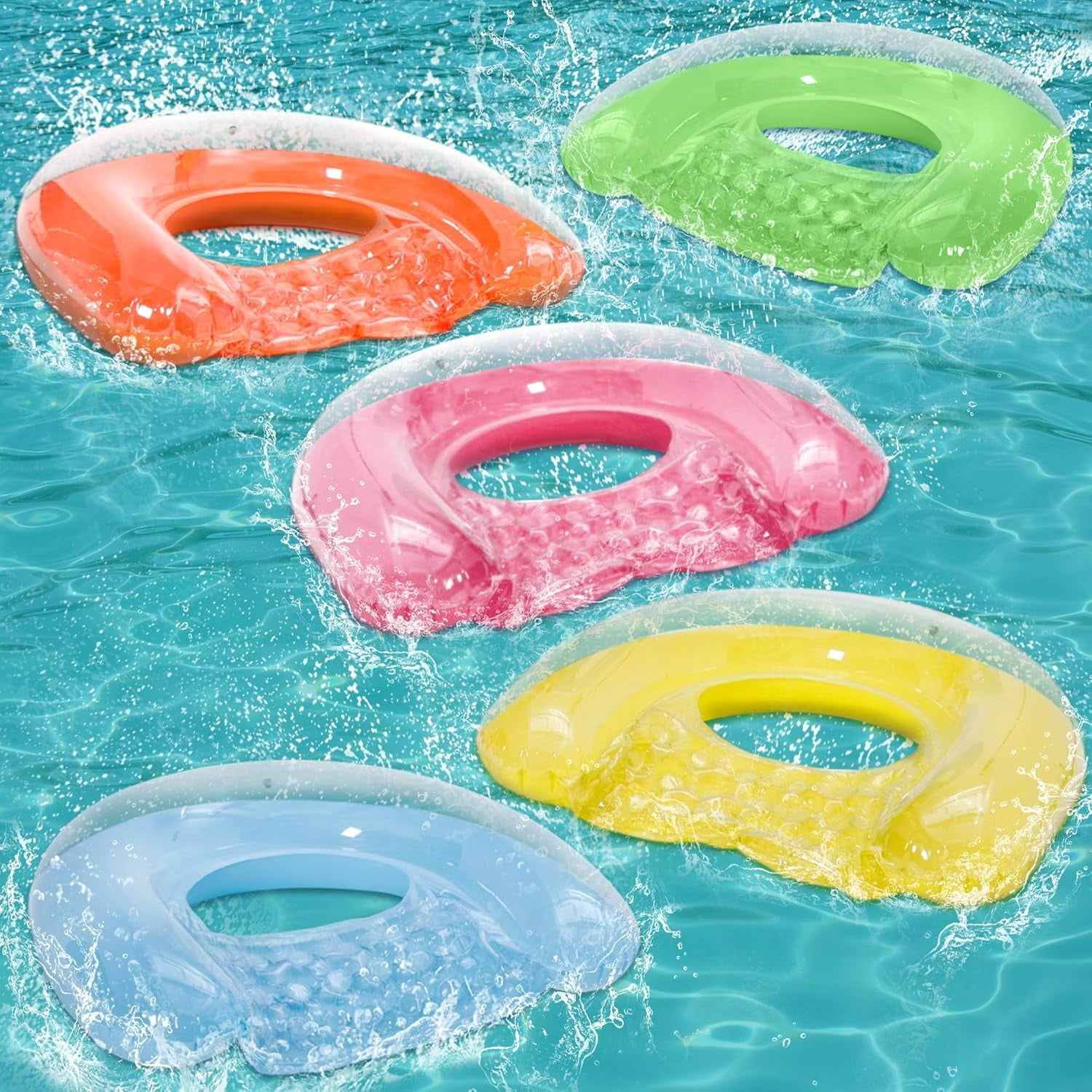 4 Pack Pool Floats Adult, Minimalist Design Pool Chair Float, 46"X36 ...