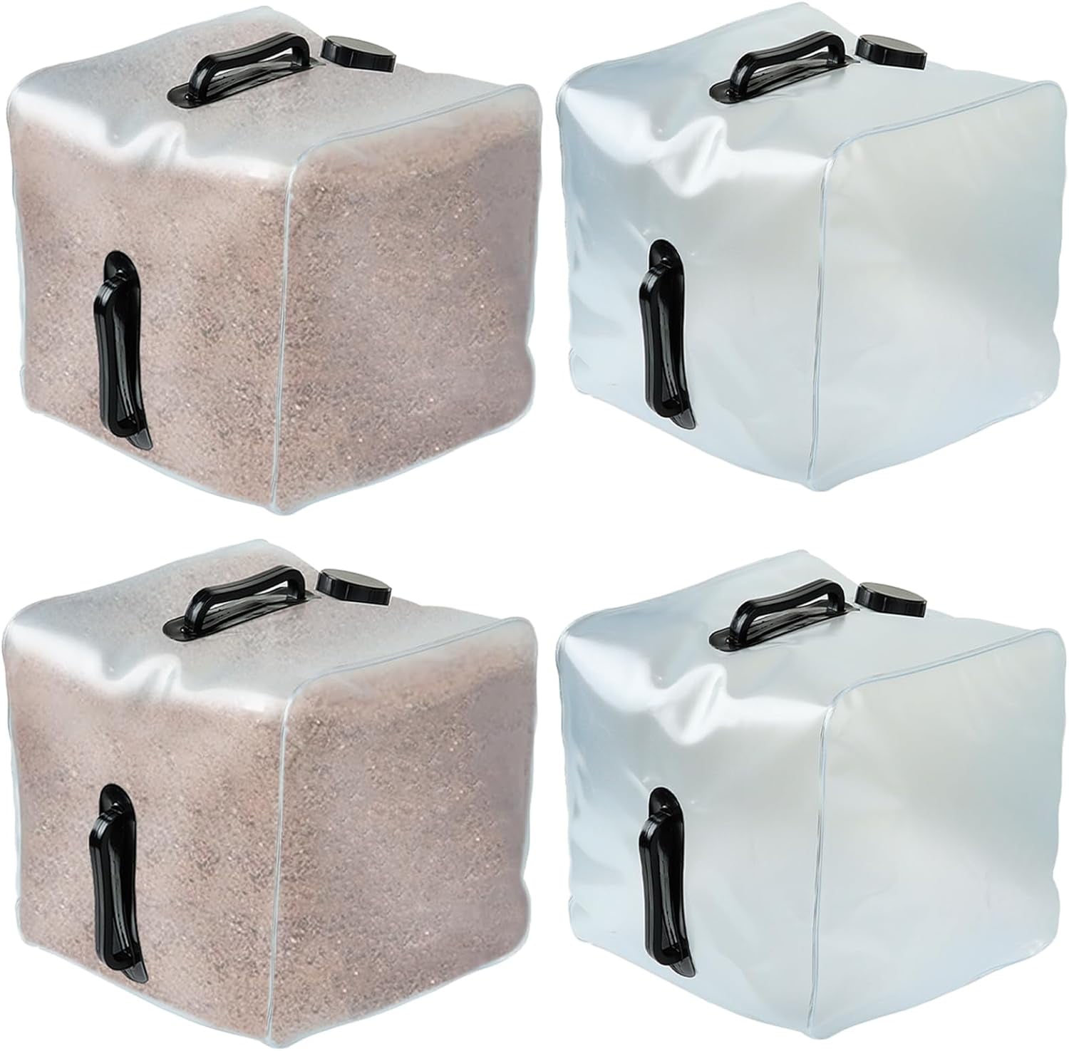 4 Pack Pool Ladder Weights for Above Ground Pools, Heavy Duty Plastic ...