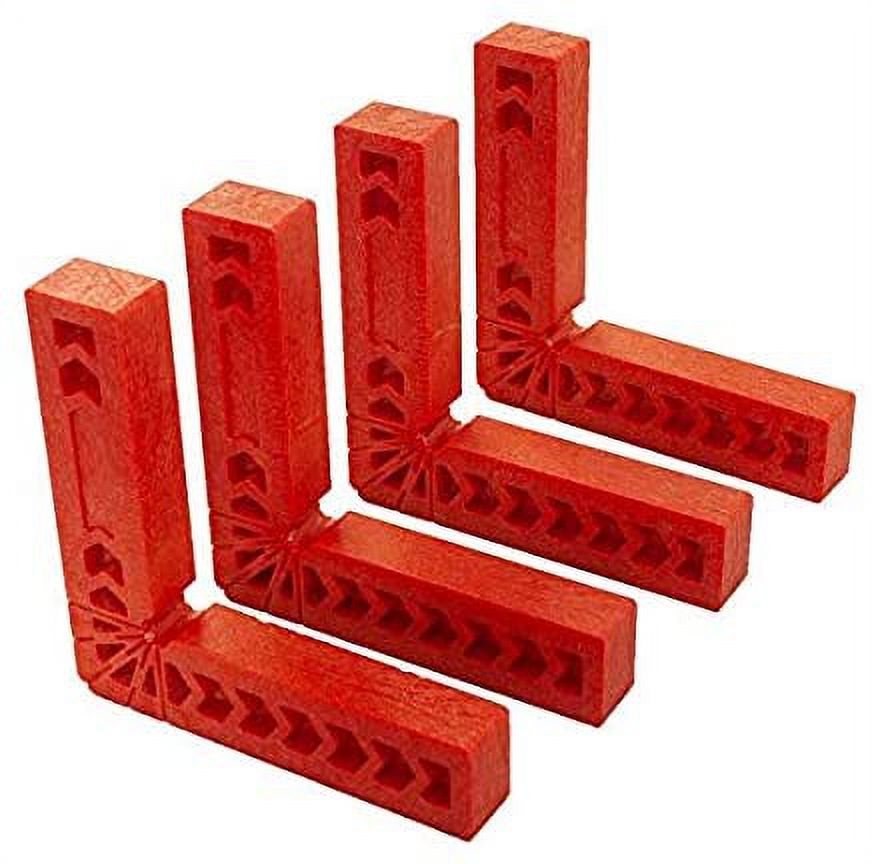 4 Pack Positioning Squares, Woodworking Tool 90 Degree Corner Clamp ...