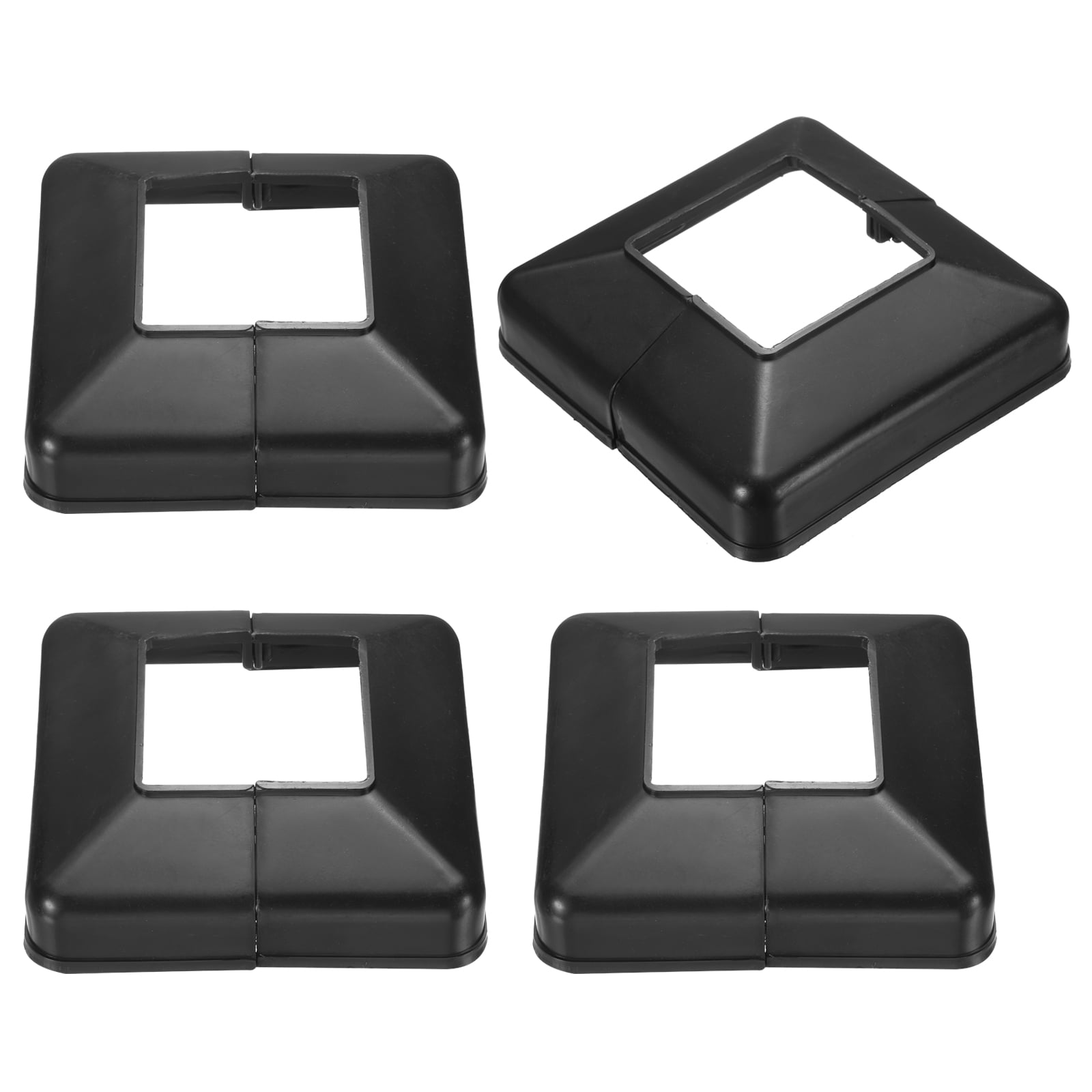 4 Pack Post Base Cover, 4.25x4 (Internal Size 2x2) Split Style Post ...