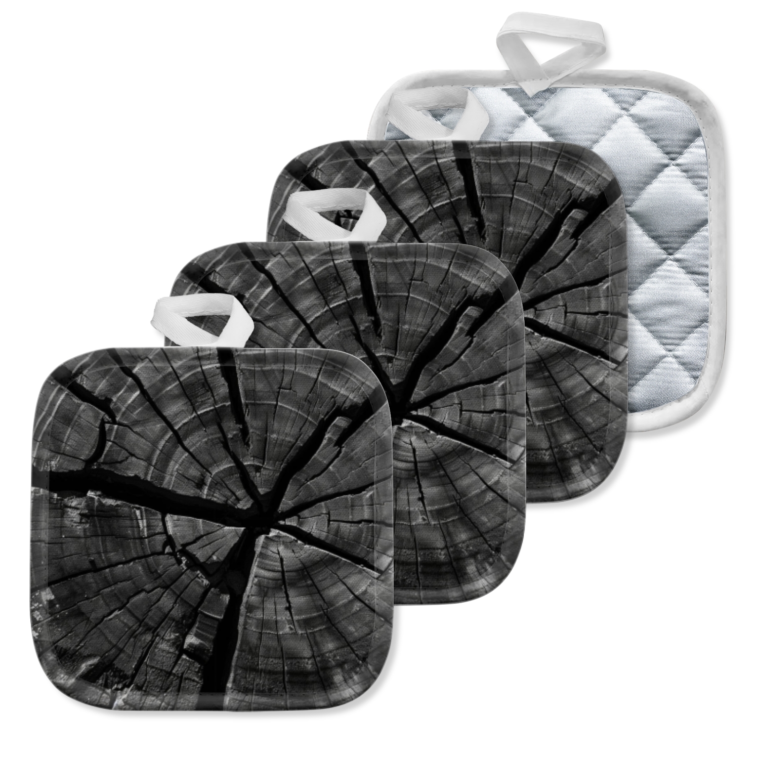 4 Pack Pot Holders,Kitchen Essential, Potholder Set,Cross Section Of A ...