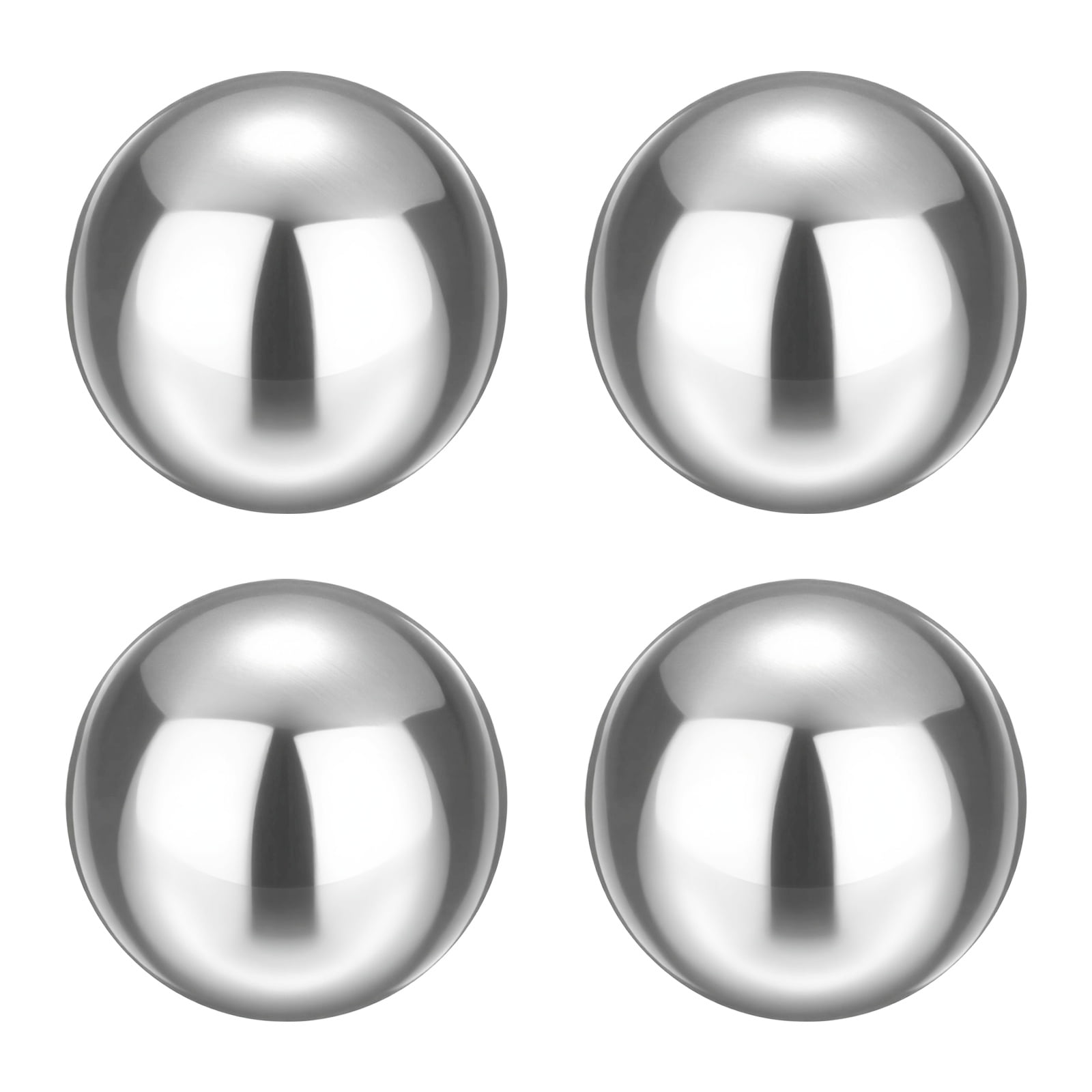 Uxcell 4Pcs Precision Balls 1" Diameter G100 Solid Chrome Steel Bearing ...
