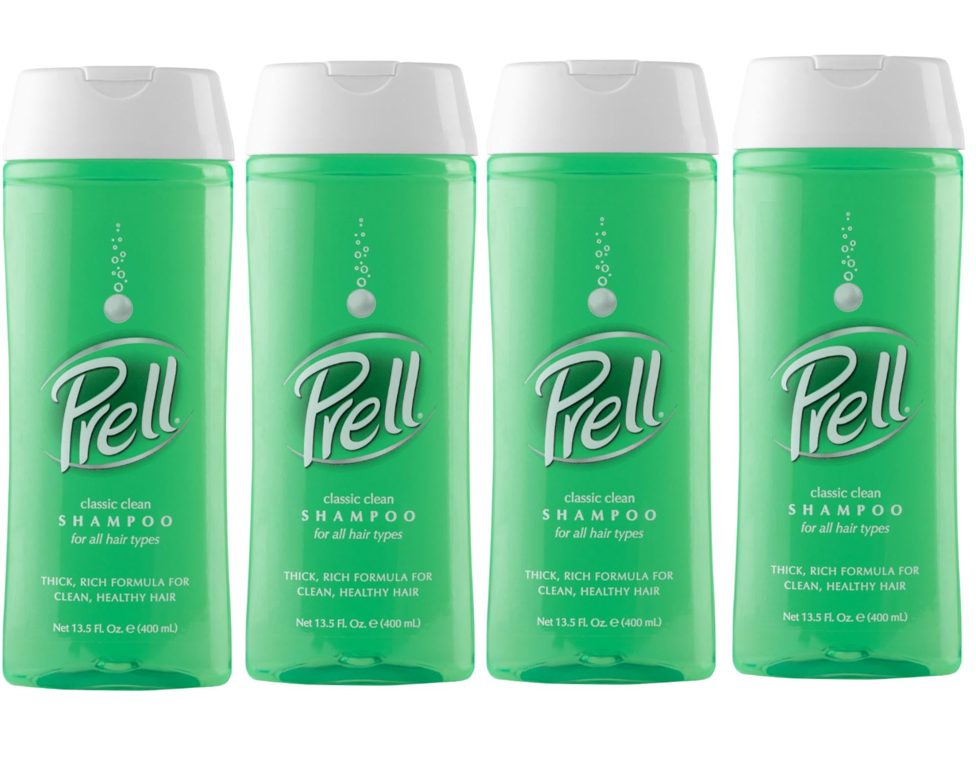 Prell Classic Clarifying Shampoo, Deep Cleansing Formula, 4 Pack - 13 ...
