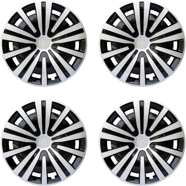 (4-Pack) Premium 15" Wheel Rim Cover Hubcaps OEM Style Replacement Snap ...