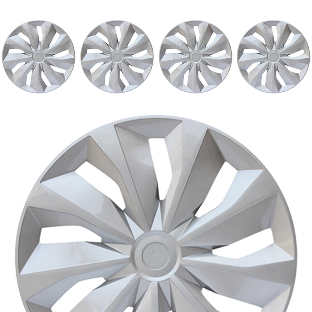 (4-Pack) Premium 16" Silver Wheel Rim Cover Hubcaps OEM Style ...