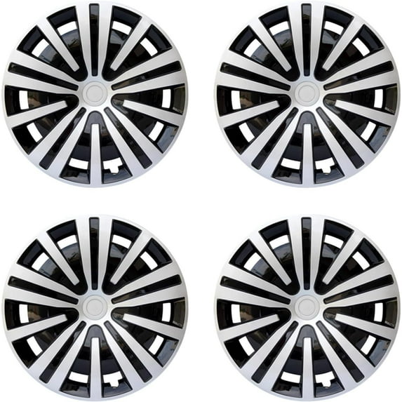 (4-Pack) Premium 16" Wheel Rim Cover Hubcaps OEM Style Replacement Snap ...
