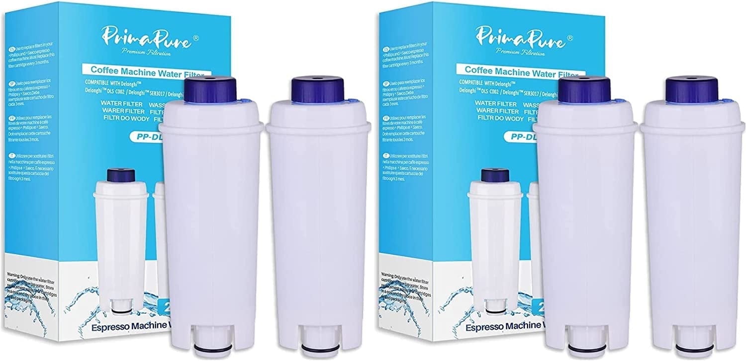 4-Pack PrimaPure Coffee Espresso Machine Water Filter Replacement For ...