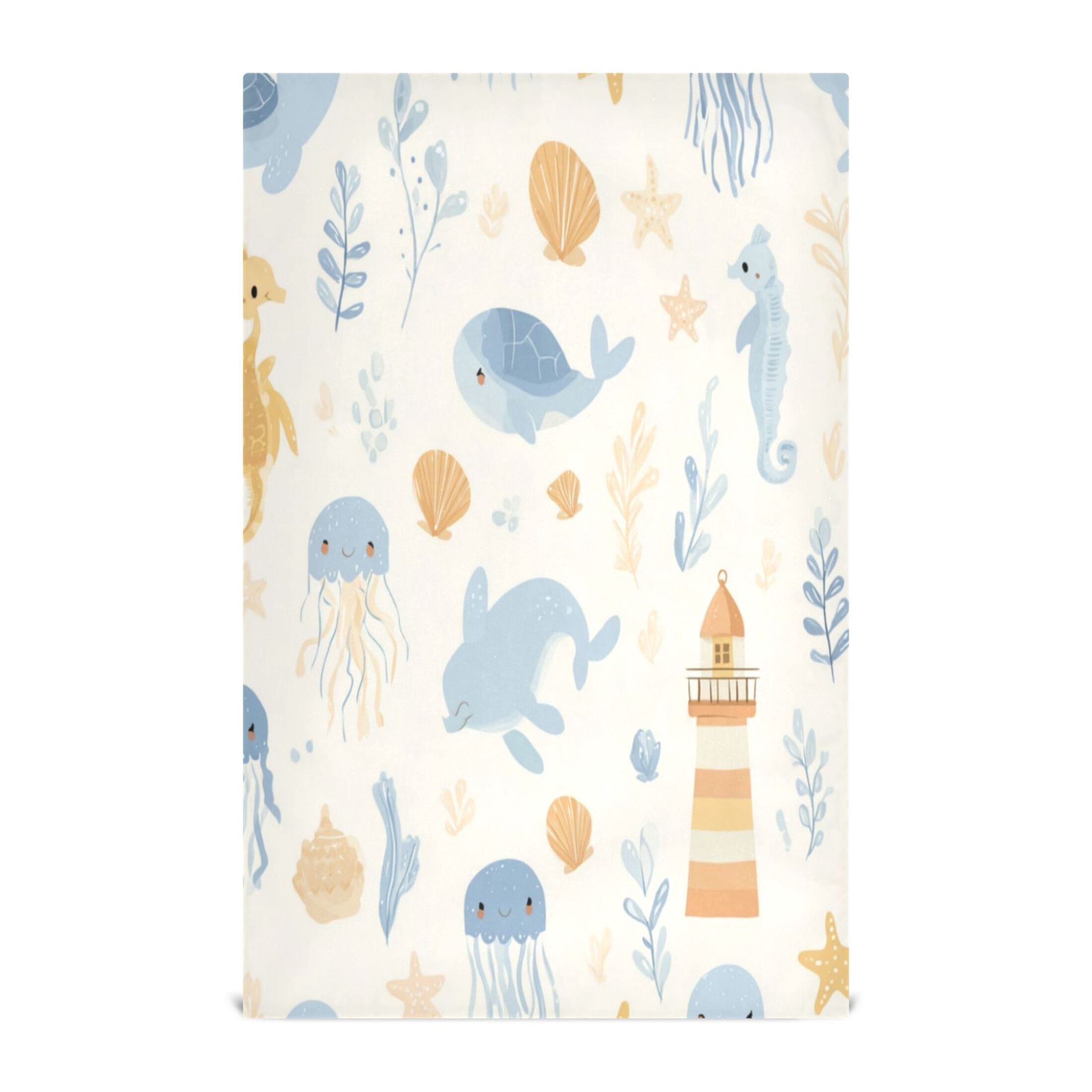 4 Pack Printed Kitchen Dish Towels Soft and Absorbent Dish Cloths ...