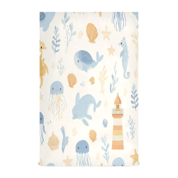 4 Pack Printed Kitchen Dish Towels Soft and Absorbent Dish Cloths ...
