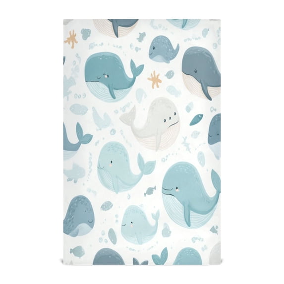 4 Pack Printed Kitchen Dish Towels Soft and Absorbent Dish Cloths ...