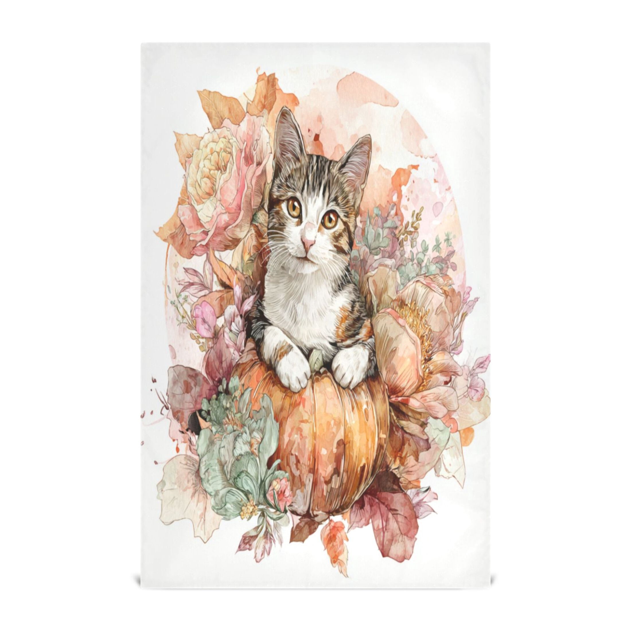 4 Pack Printed Kitchen Dish Towels Soft and Absorbent Dish Cloths ...
