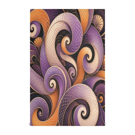 4 Pack Printed Kitchen Dish Towels Soft and Absorbent Dish Cloths ...