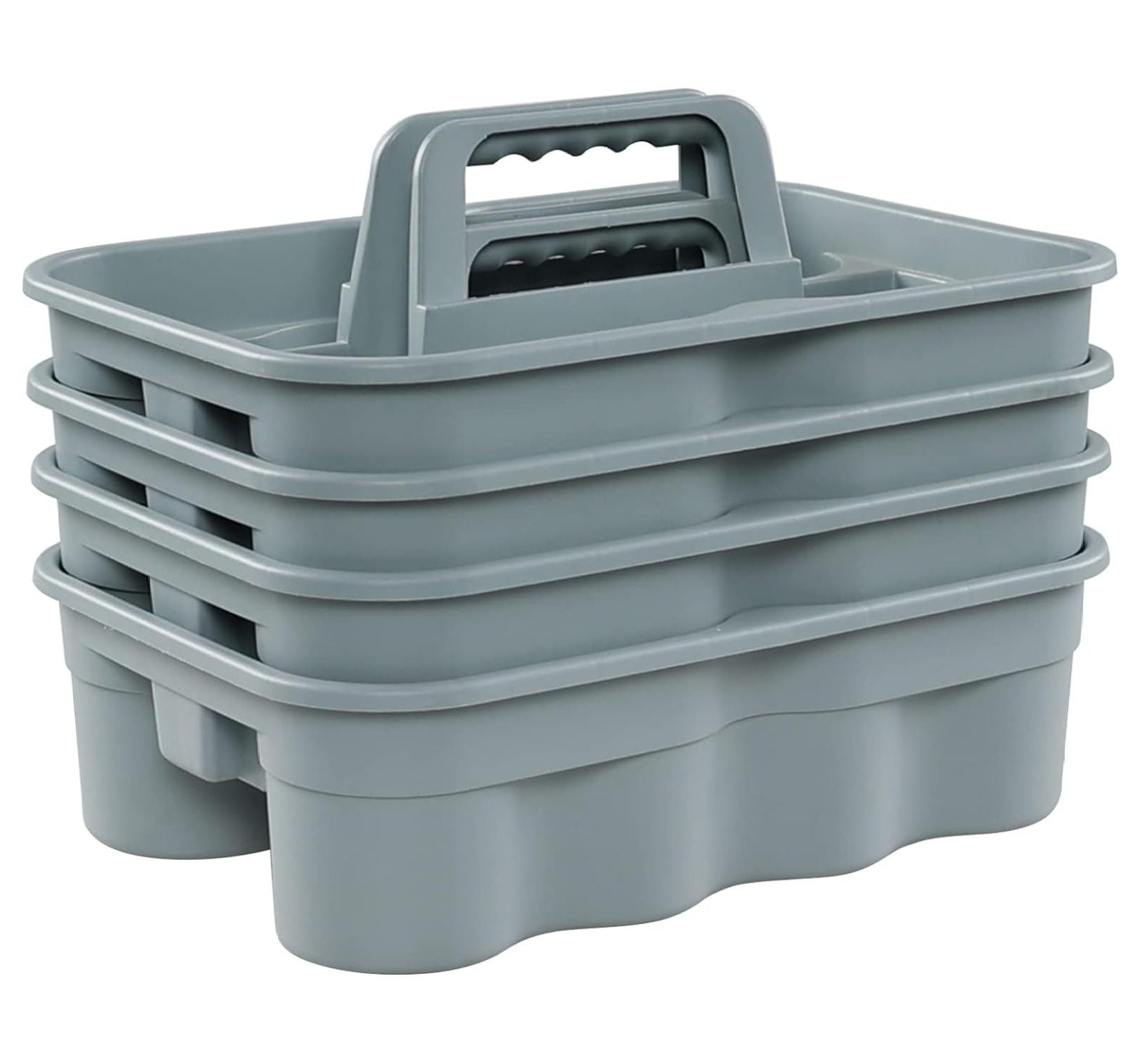 4-Pack Products Deluxe Carry Caddy for Cleaning Products, 2 Compartment ...