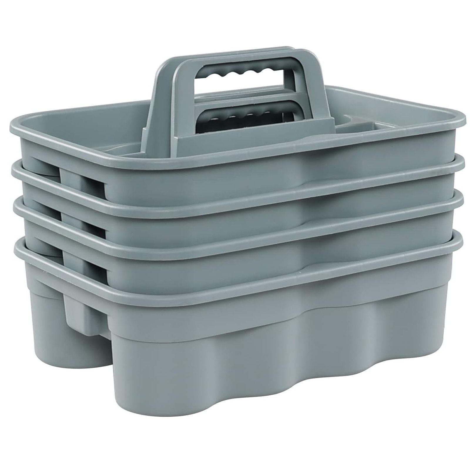 4-Pack Products Deluxe Carry Caddy for Cleaning Products, 2 Compartment ...