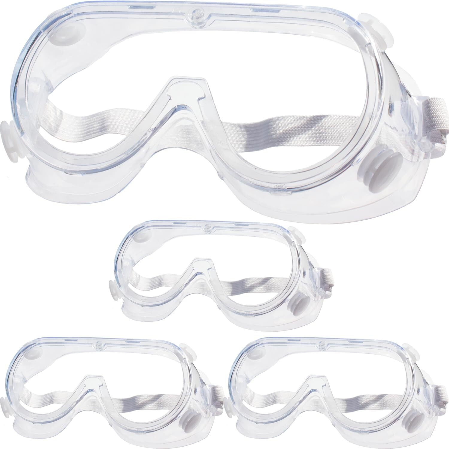 4 Pack Protective Safety Goggle for lab chemistry soft lightweight ...