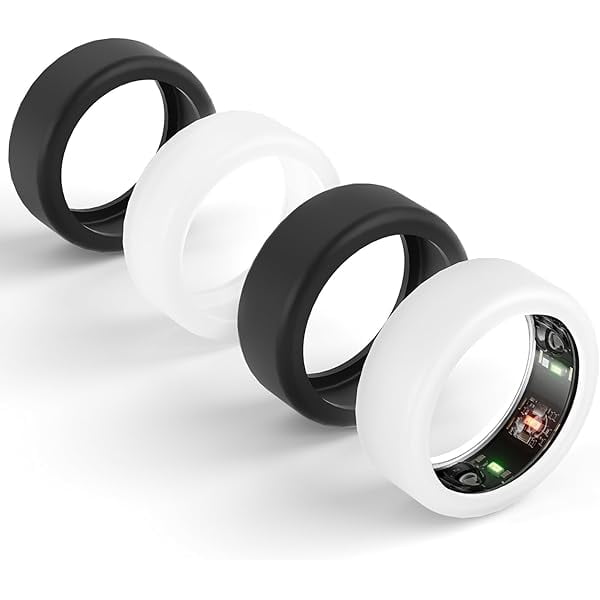 4-Pack Protector Compatible for Oura Ring 4/Gen 3 /ULTRAHUMAN Ring AIR,Silicone Case Finger ...