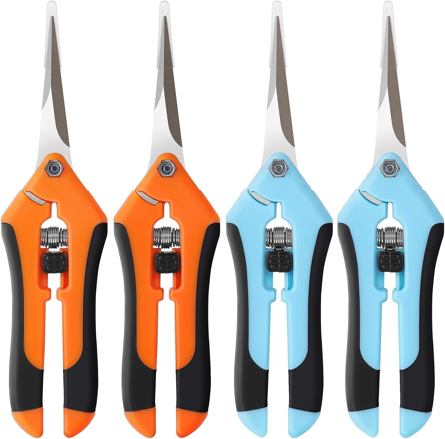 4 Pack Pruning Shears, 6.5 Inch Garden Scissors Gardening Hand Pruning ...