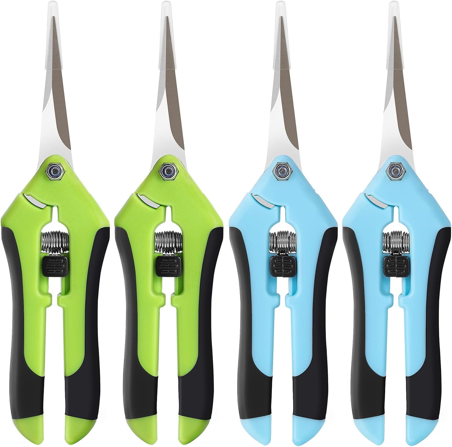 4 Pack Pruning Shears, 6.5 Inch Garden Scissors Gardening Hand Pruning ...