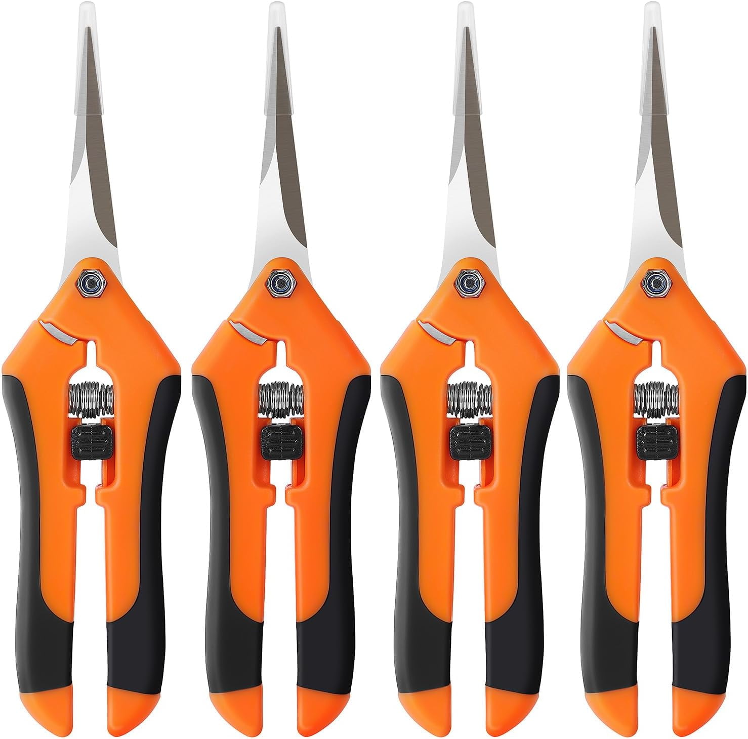 4 Pack Pruning Shears, 6.5 Inch Garden Scissors Gardening Hand Pruning ...