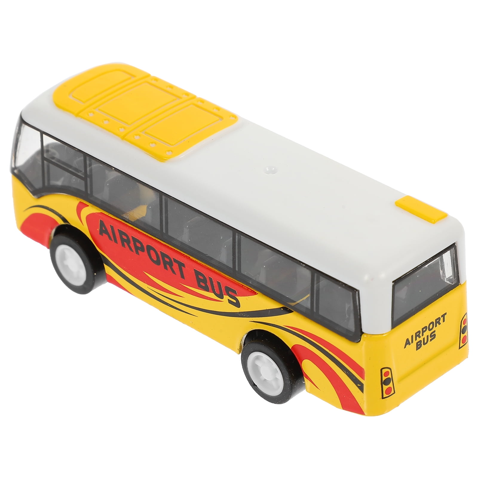 4 Pack Pull Back Bus Model Decorative Educational Toy - Walmart.com