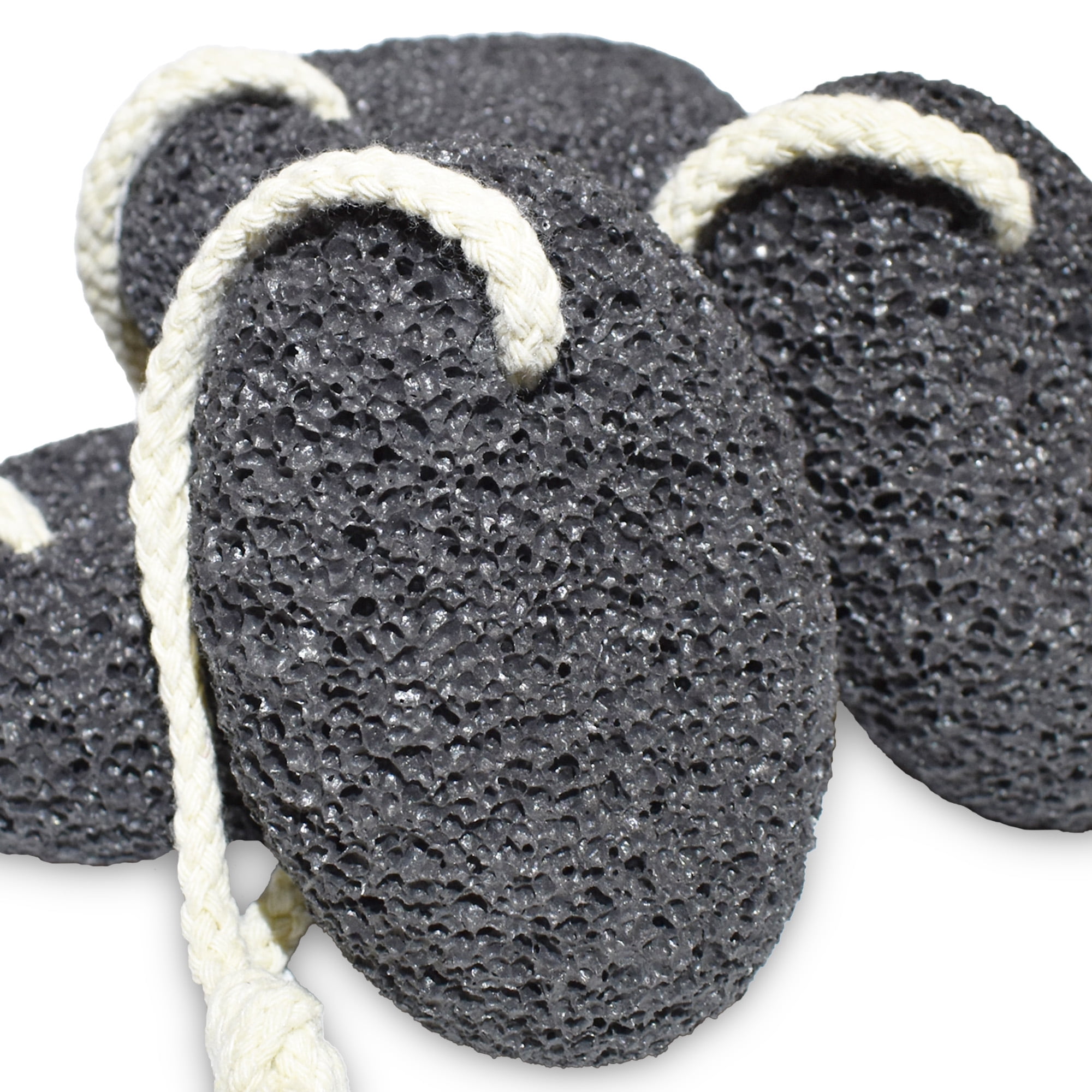 4 Pack, Pumice Stone for Feet: Rope to Hang Dry, Callus Remover, Dead ...