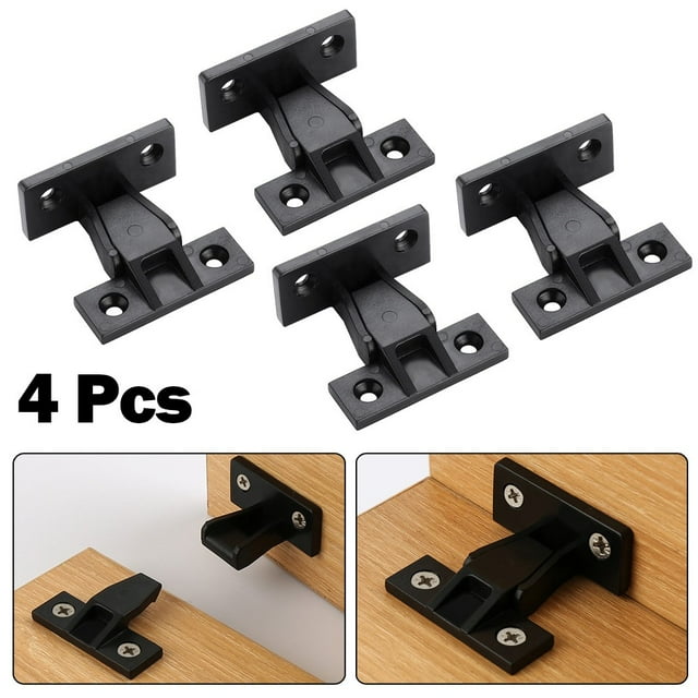 4 Pack Push In Fittings Press Fit Panel Clips Kitchen Plinth Fasteners ...