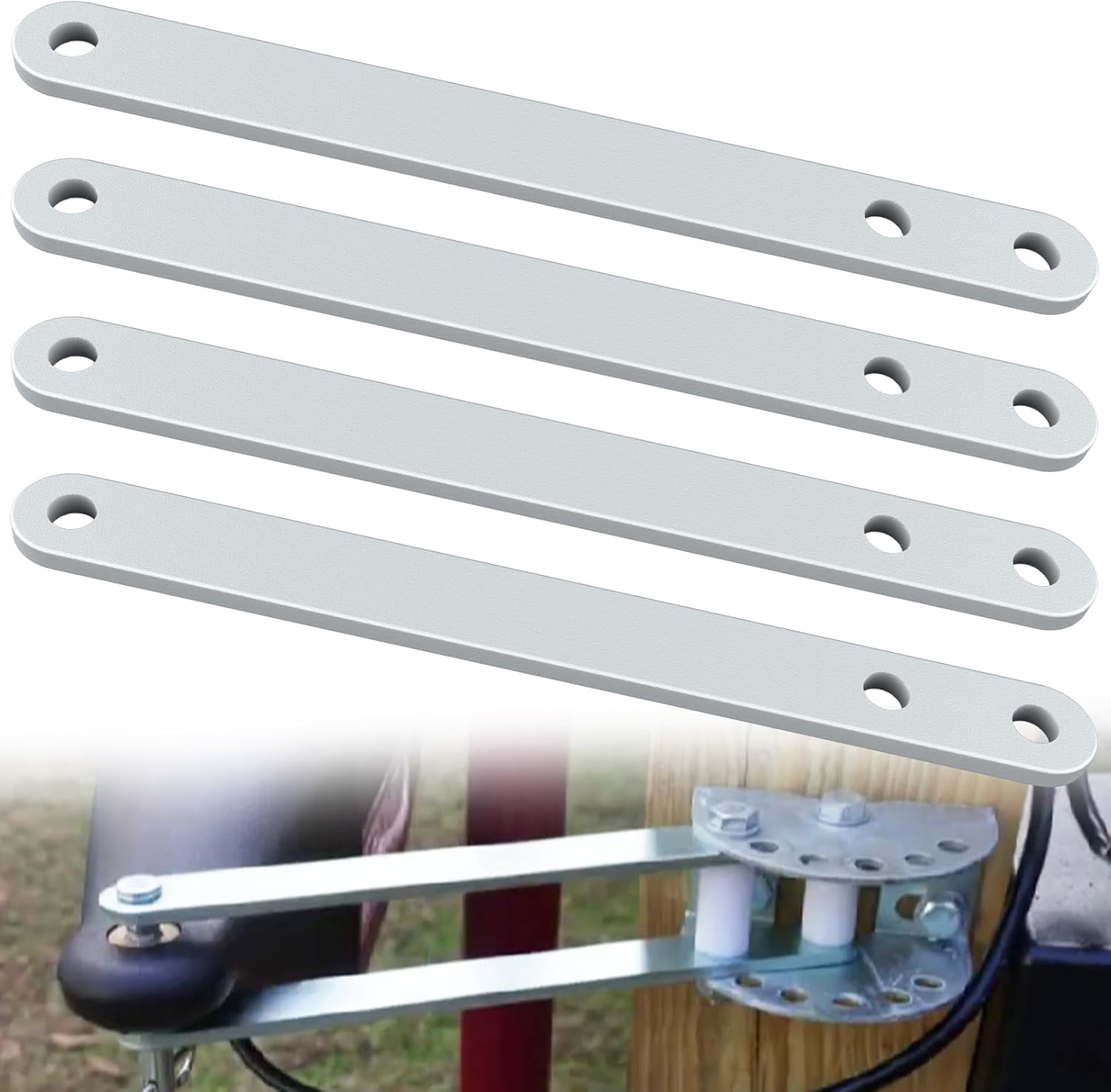 4 Pack Push to Open Brackets Kit for Single & Dual Automatic Gate ...