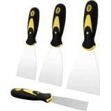 4 Pack Putty Knife Scrapers,Spackle Knife,Metal Scraper Tool for ...