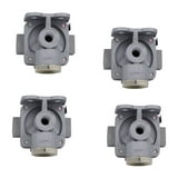 4 Pack QR-1C Quick Release Valves, 1/4" NPT Supply and BalancePort, 3/8 ...