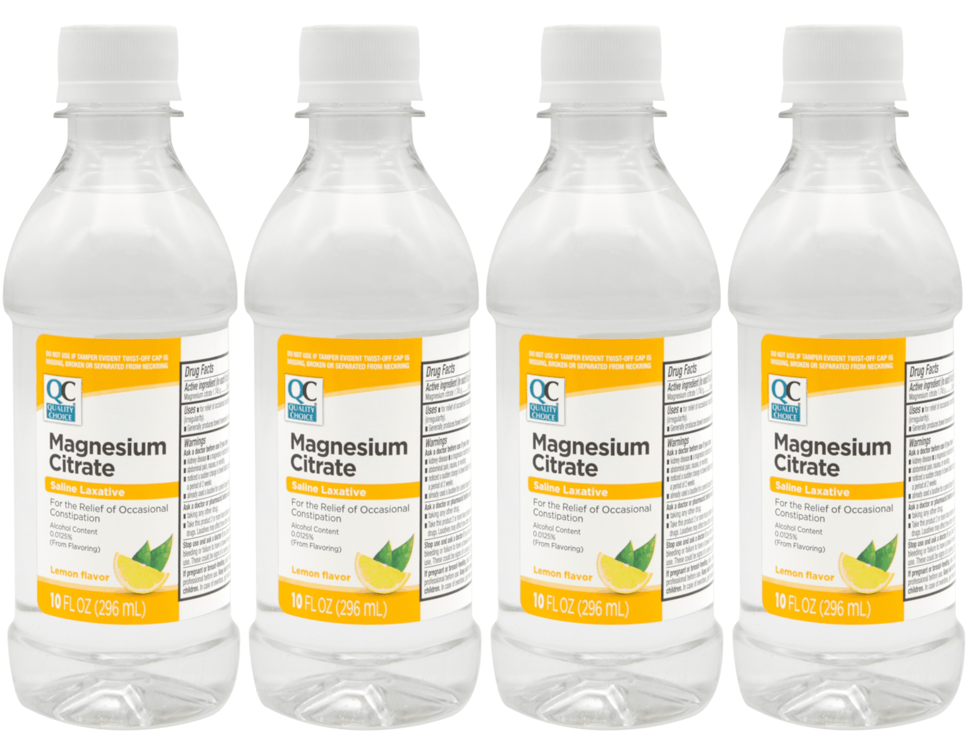 4 Pack Quality Choice Magnesium Citrate Liquid Laxative - Constipation ...