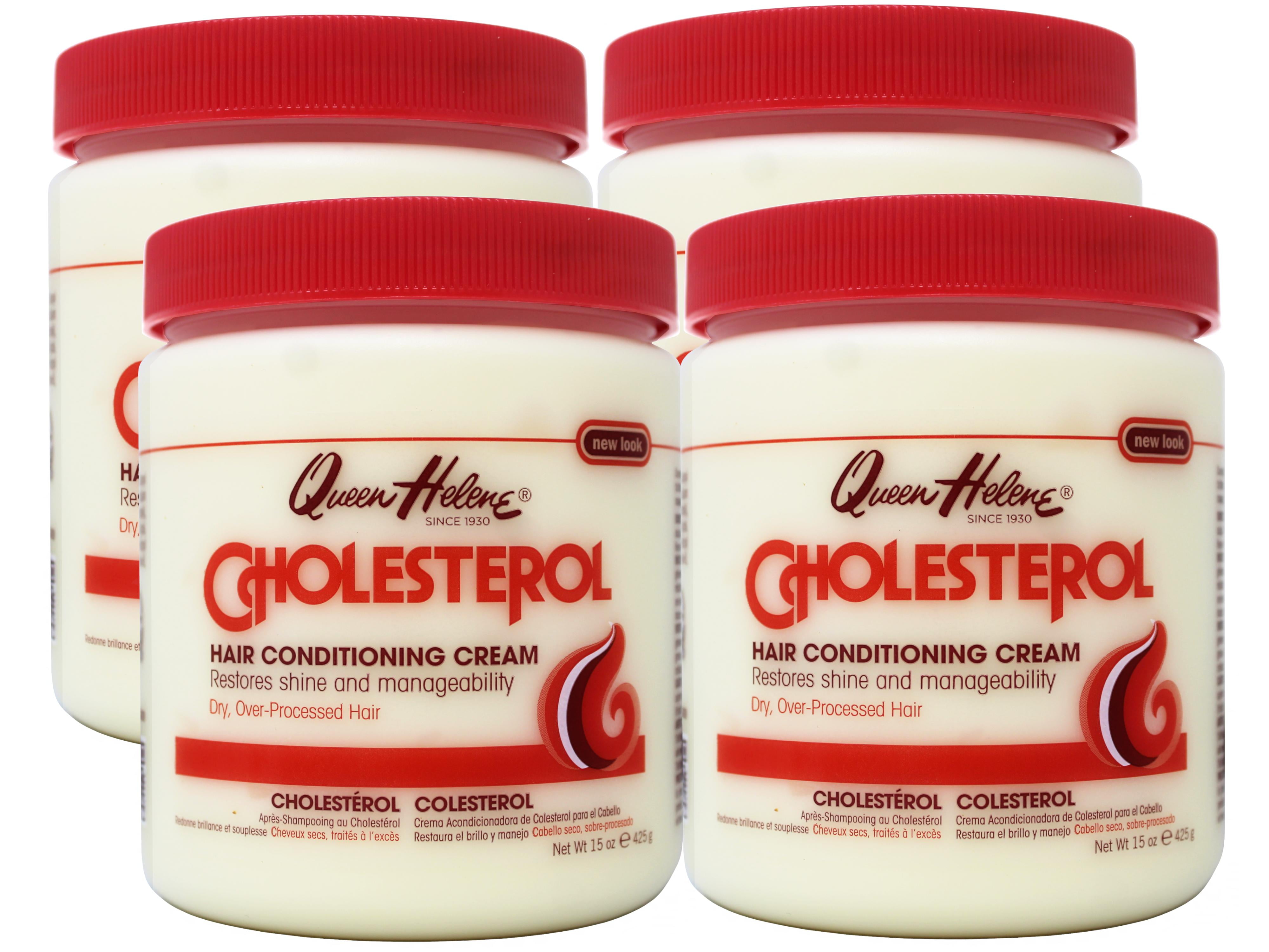 4 Pack - Queen Helene Cholesterol Cream, Deep Conditioning Hair ...