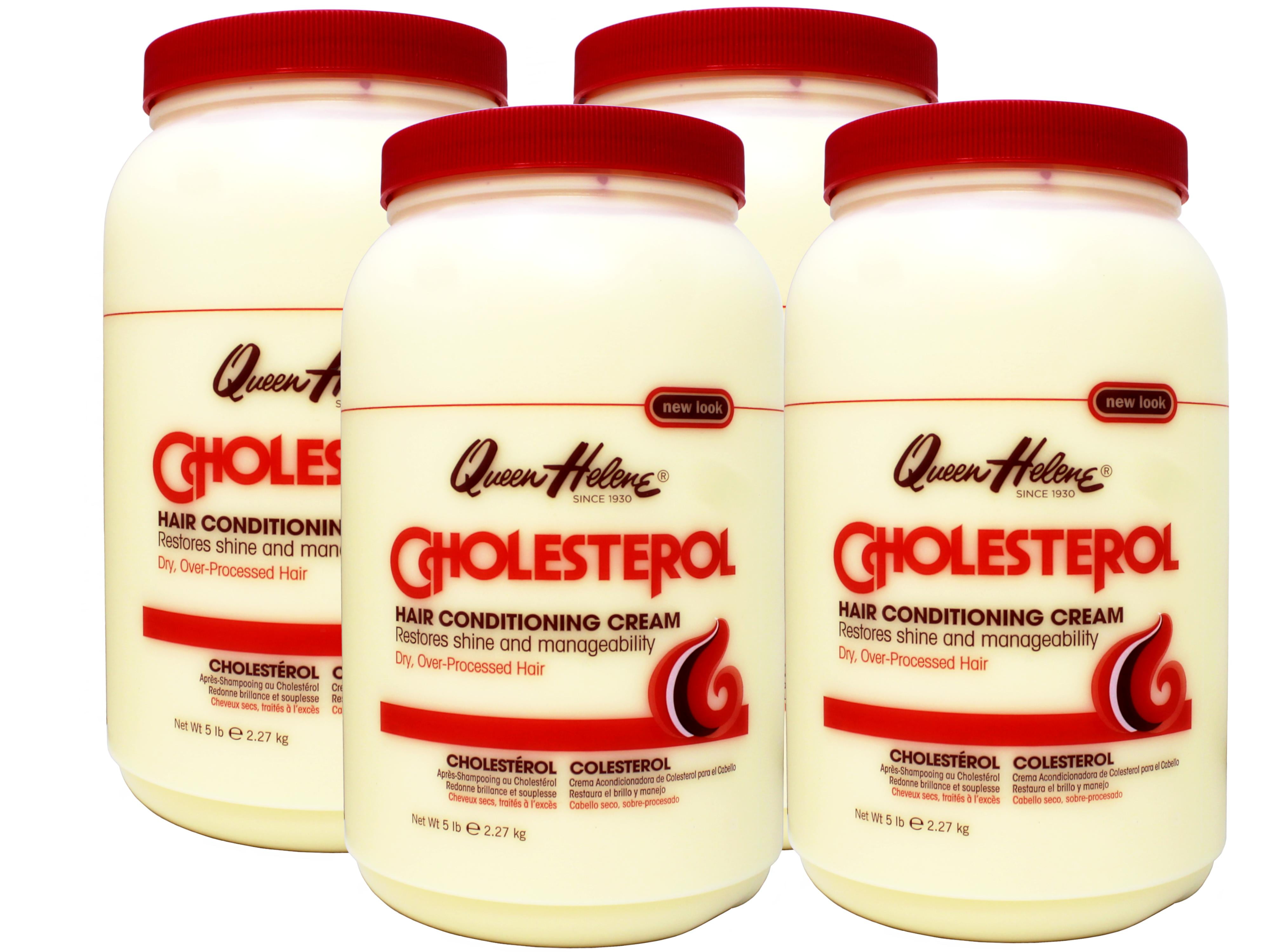 4 Pack - Queen Helene Cholesterol, Hair Conditioning Cream, Restores ...