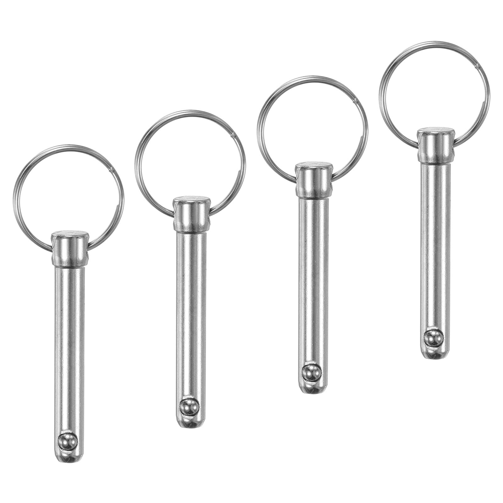 4-Pack Quick Release Pins, 8mm Dia., 43mm Usage Bimini Top Pin, 50mm ...