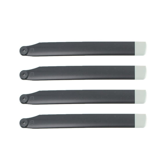 4 Pack RC Helicopter Rotor Leaves Aircraft Propeller Black Plastic ...