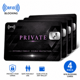 QXWPBV RFID Blocking Cards, Anti-Theft Protection for Credit Cards, ID ...