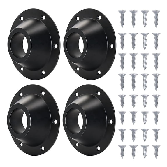 4 Pack RV Table Base Mount, Aluminum RV Pedestal Table Leg Base Flange ...