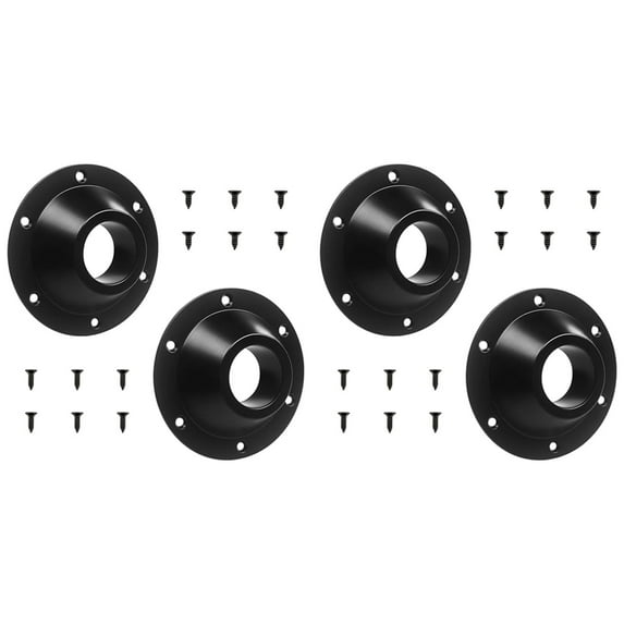 4 Pack RV Table Base, Pedestal Base Flange, Leg Mount Flush, Floor ...