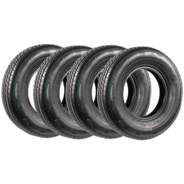 Radial Trailer Tires Premium ST185/80R13 Trailer Tires (Set Of 2) - 6PR ...