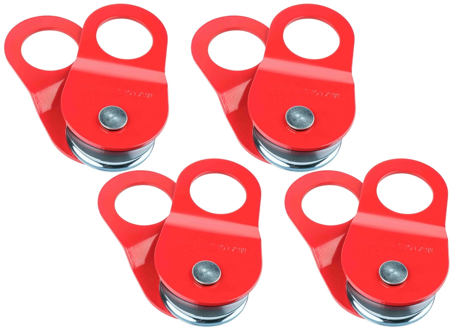 (4 Pack) Recovery Winch 10 Ton Snatch Block, Towing Pulley Blocks ...