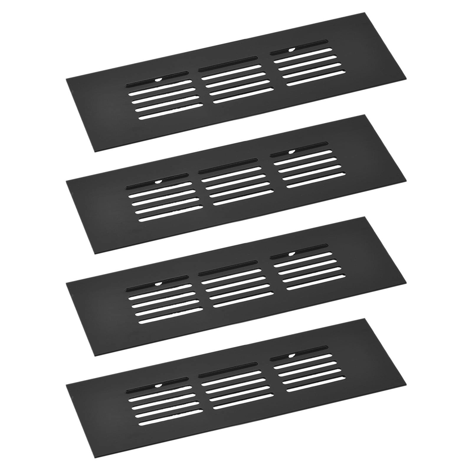 4 Pack Rectangle Ventilation Grille Aluminum Alloy Mesh Air Vent Cover ...