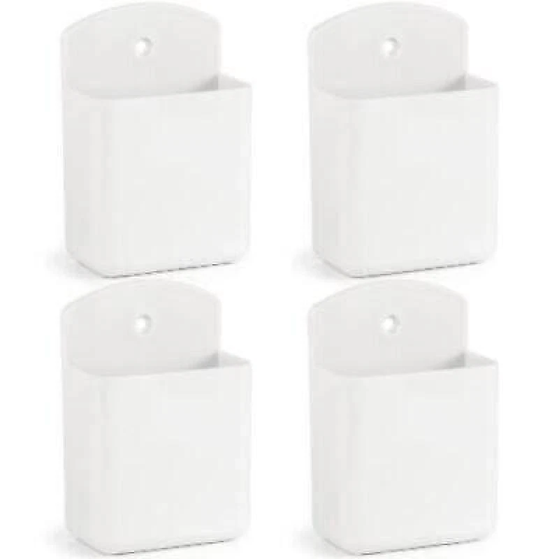 4 Pack Remote Control Holder Wall Mount,Self Adhesive Tv Remote Holder ...