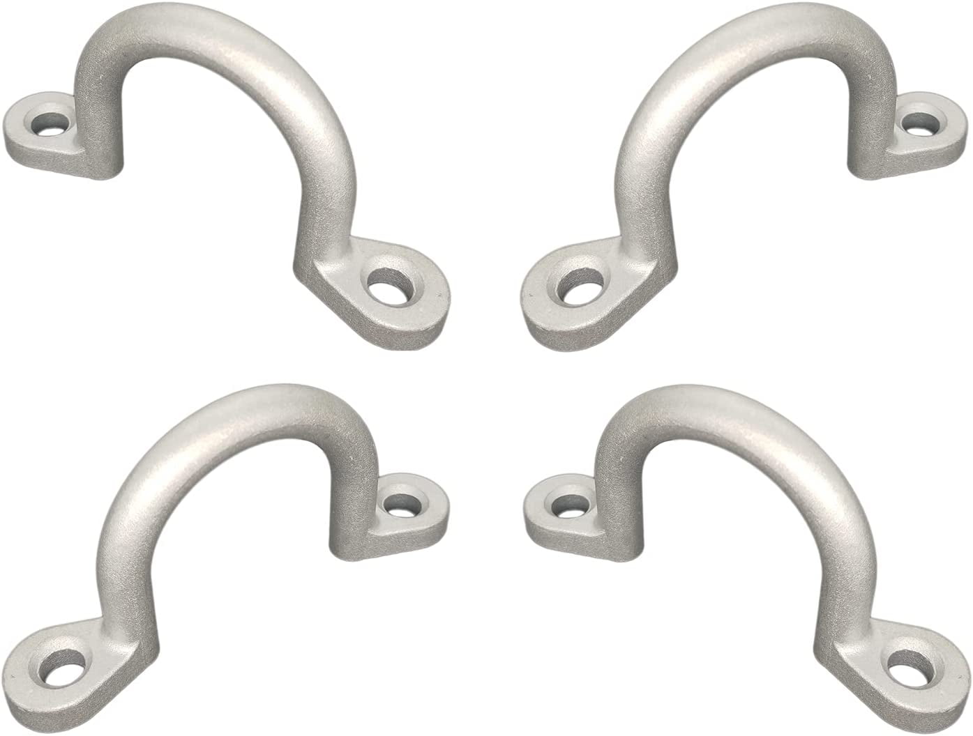 (4 Pack) Replace Trailer Tie Loop 2" I.D. Aluminum Bolt-On Lashing Rope ...